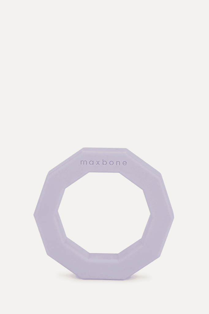 Dog Chew Toy Durable Pink Rubber Decagon | maxbone